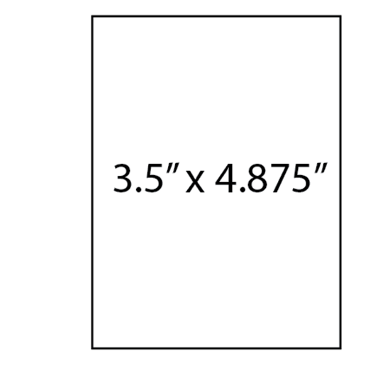 About the Print. 3.5 x 4.875 Response Cards