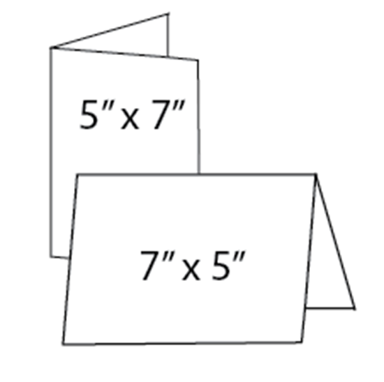 About The Print 5 X 7 Folded Cards